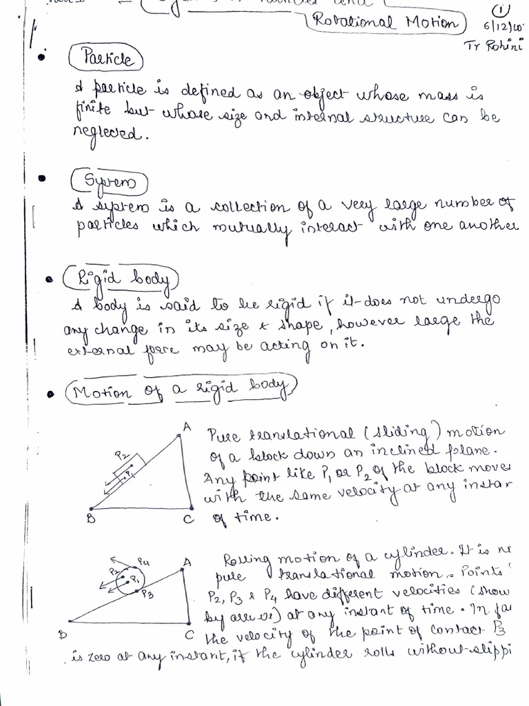 Rotational Motion Part I | PDF