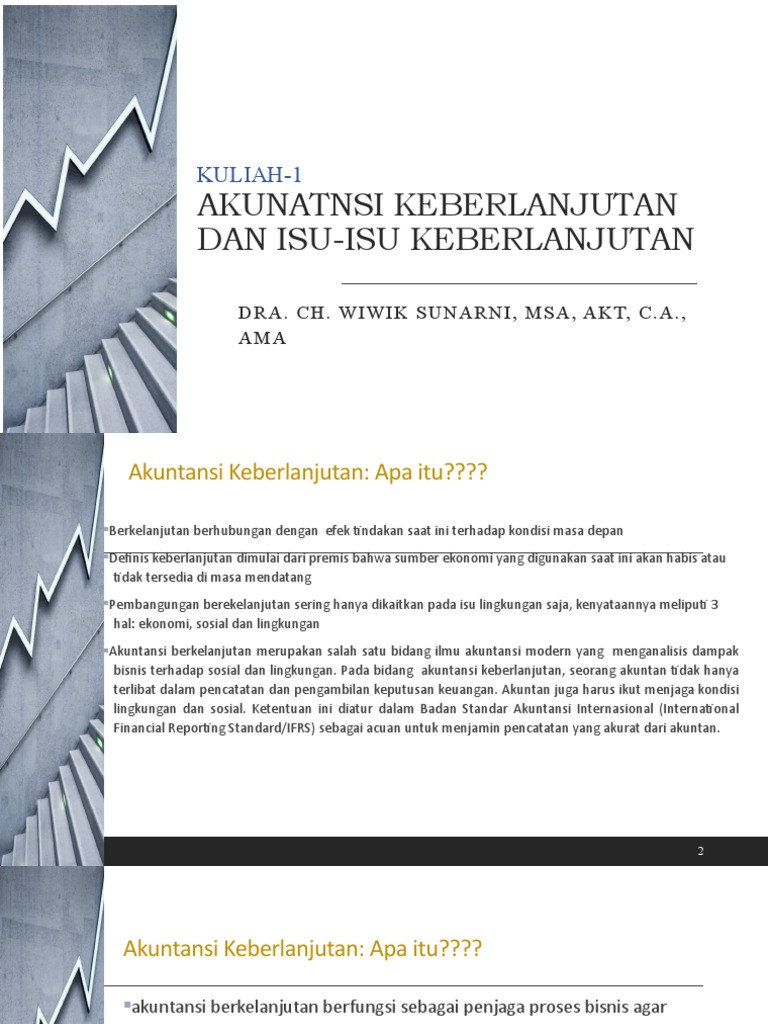 1 Akuntansi Keberlanjutan Dan Isu Isu | PDF