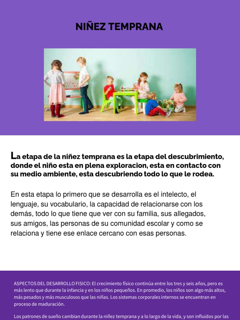 Niñez Temprana CMC | PDF | Memoria | Infancia