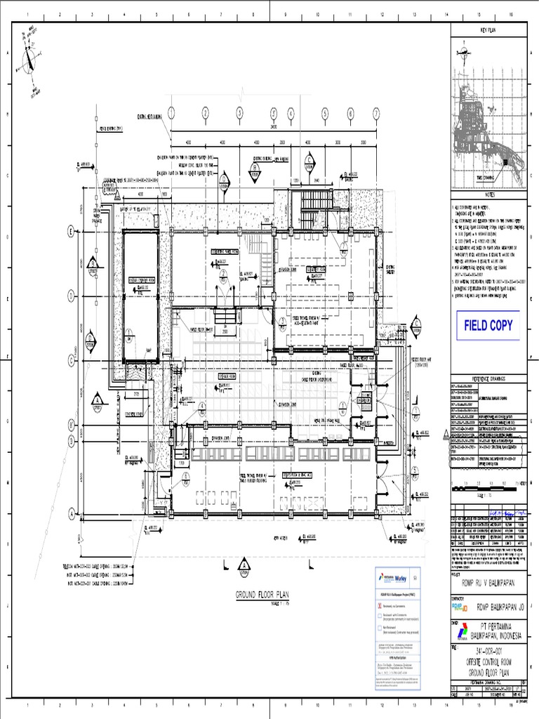 26071-203-A1-341-37001 REV.002 341-OCR-001 Offsite Control Room Ground Floor Plan | PDF | Fuels ...
