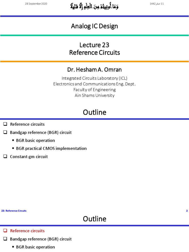 Aic Lec 23 Ref v01 | PDF | Operational Amplifier | Bipolar Junction Transistor
