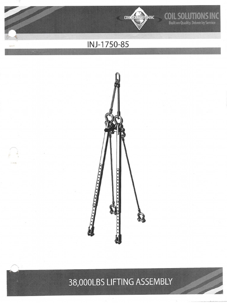 38K Lifting Assembly PDF | PDF