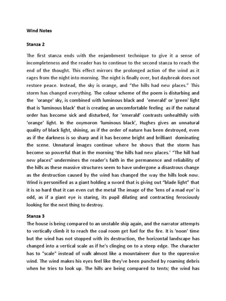 Wind Notes 1 | PDF | Wound