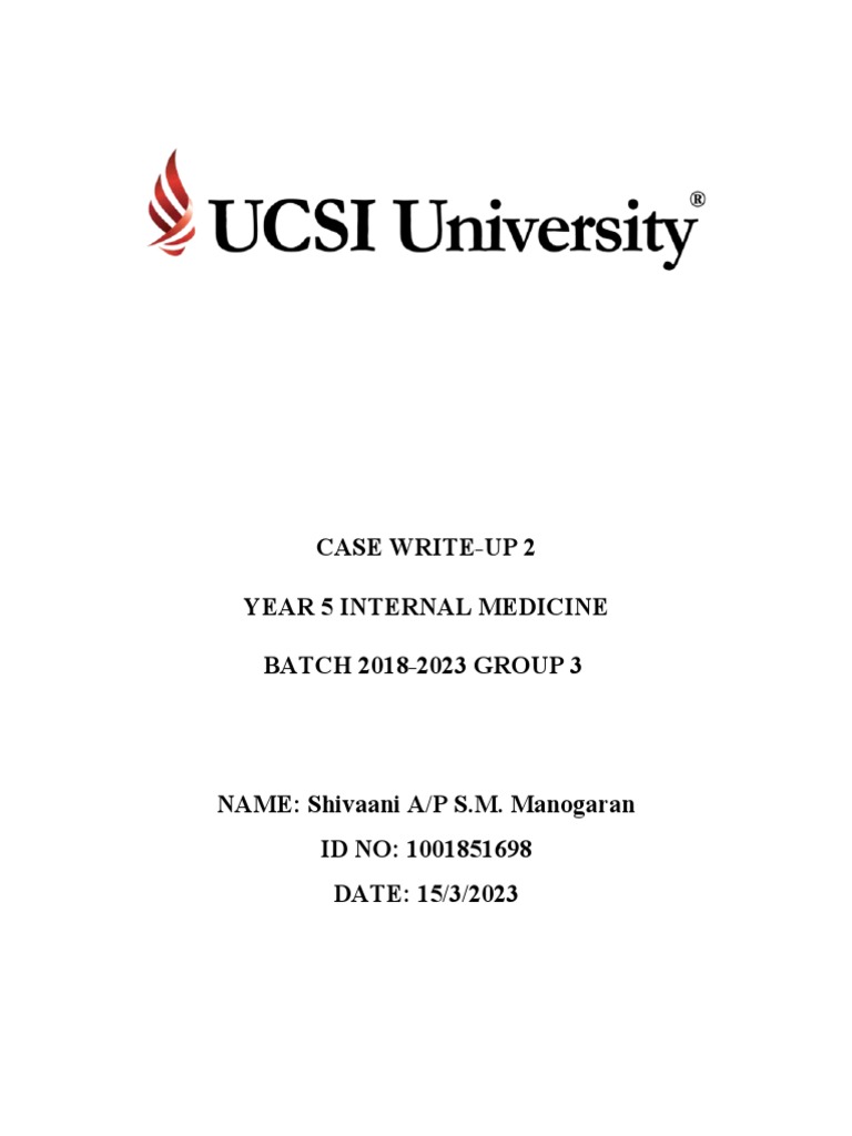 Shivaani (Internal Medicine CWU) | PDF | Myocardial Infarction ...