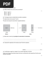 Terminal Velocity Exam Questions Guide | PDF | Parachuting | Force
