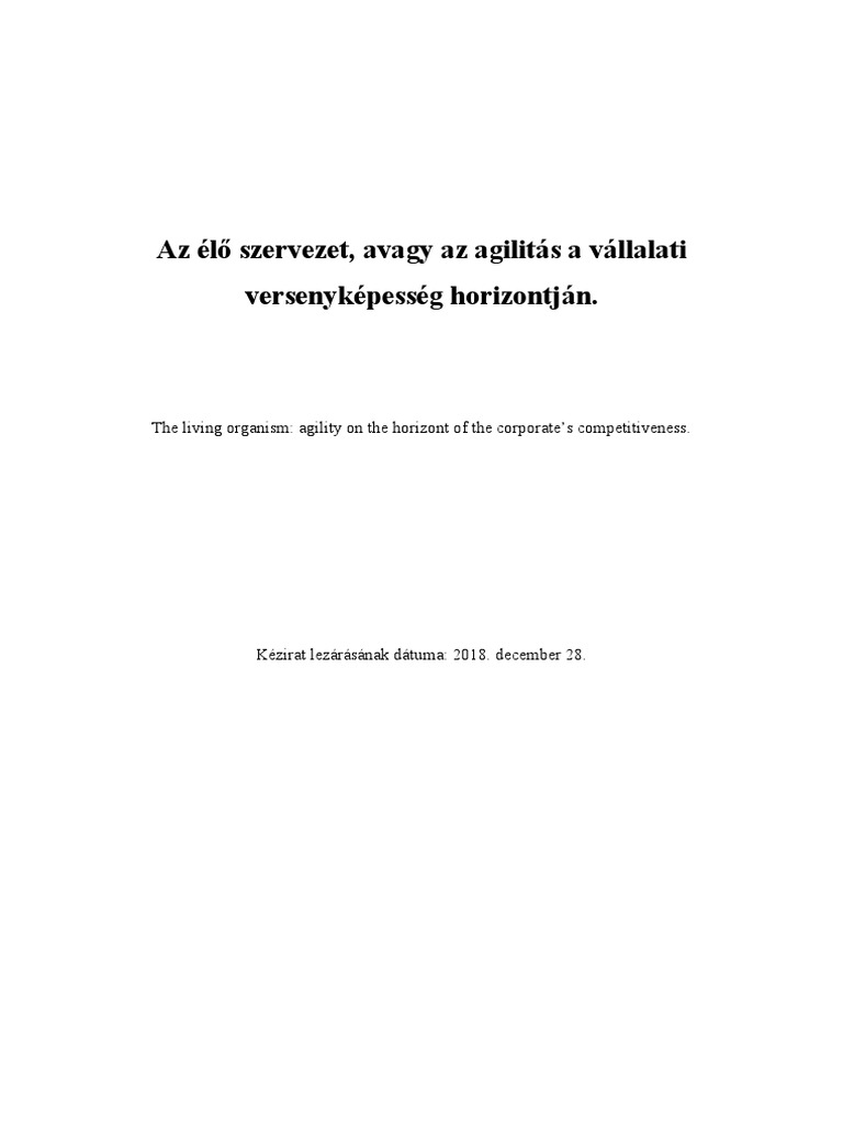 Balog Katalin OTDK Tanulmany 2019 PDF | PDF