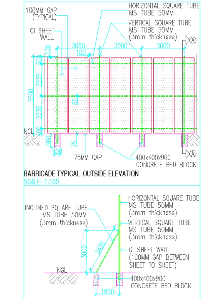 Section of Barricading PDF | PDF