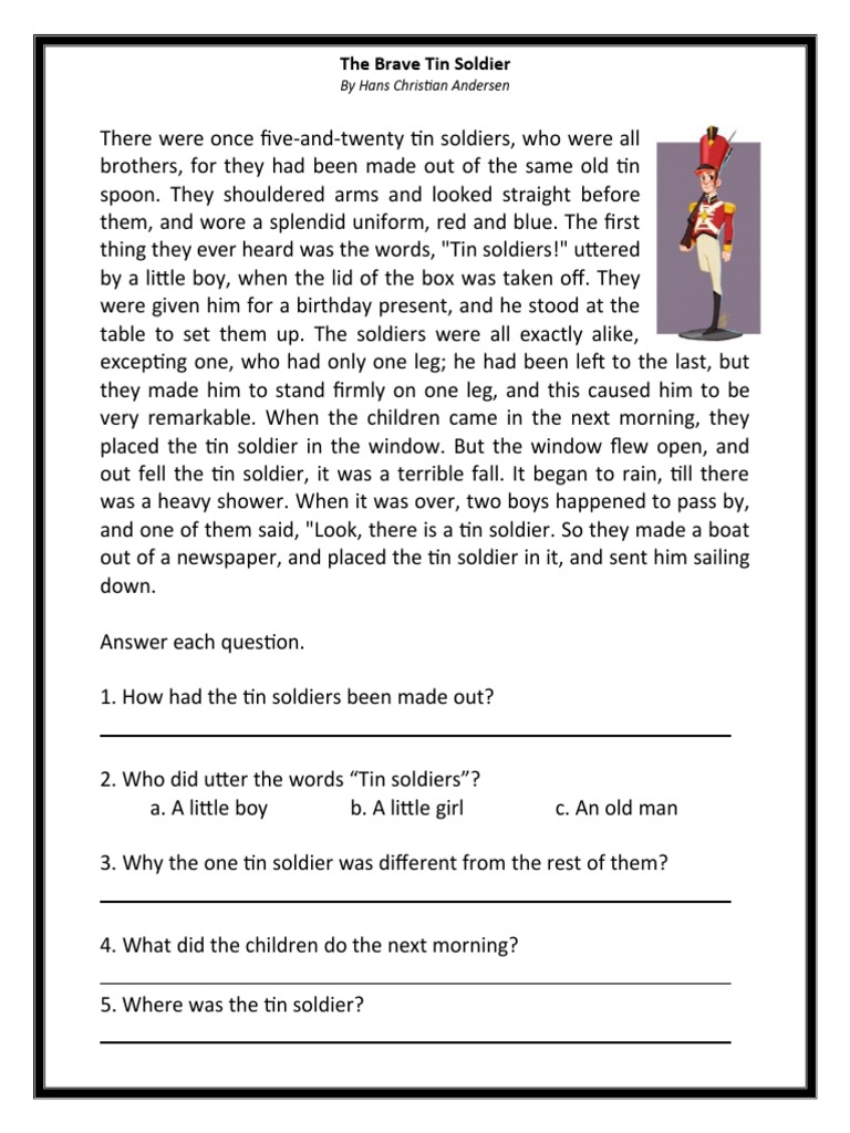 English Reading Comprehension Set 1 | PDF | Elephant