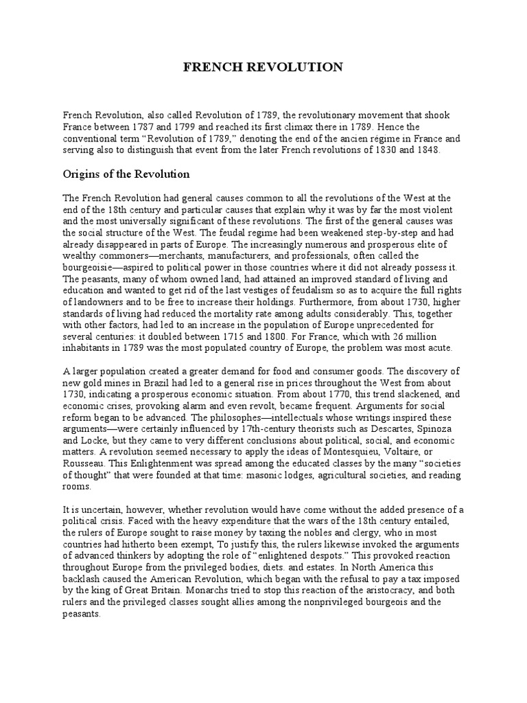 French Revolution | PDF | French Revolution | Napoleon