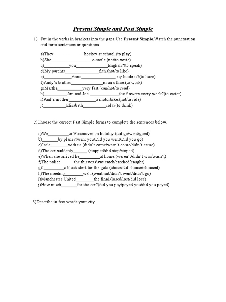 Present Simple and Present Continuous | PDF