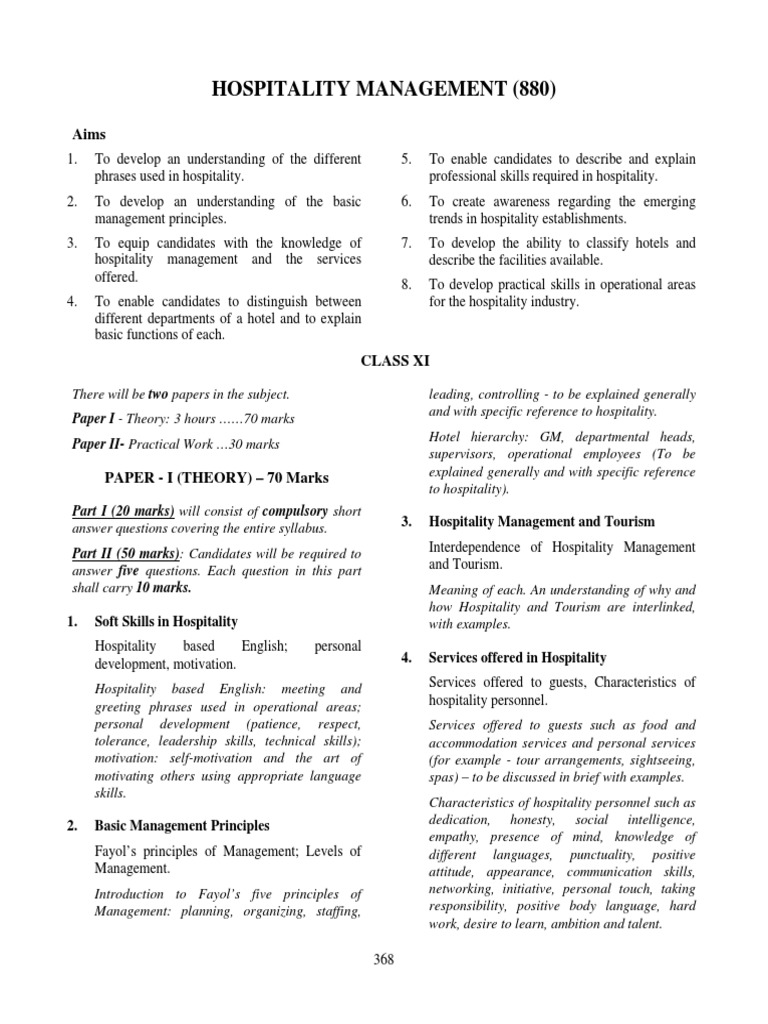 ISC Hospitality Management2 PDF | PDF | Art