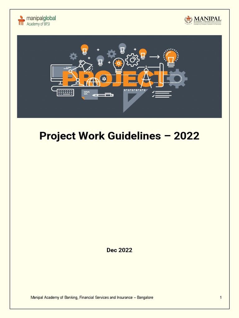 Project Work Guidelines - Dec 2022 | Download Free PDF | Methodology | Sampling (Statistics)
