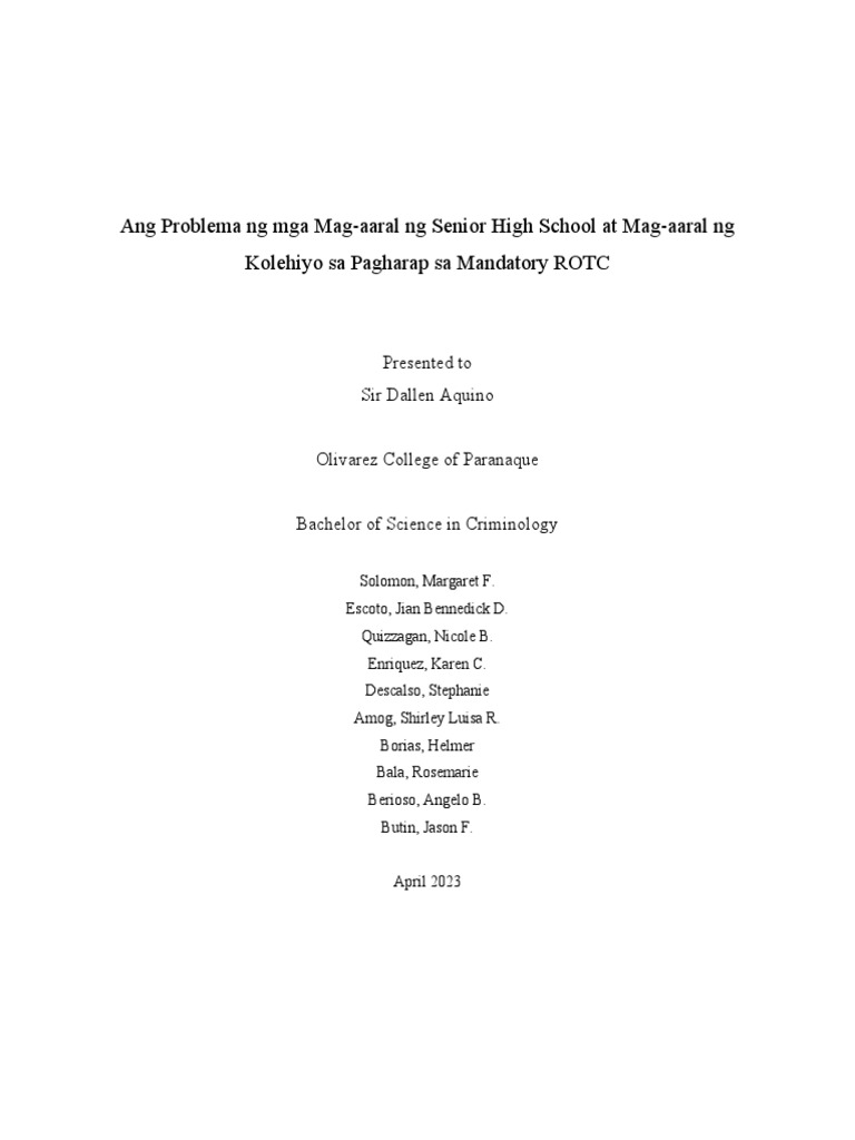 Filipino Research | PDF