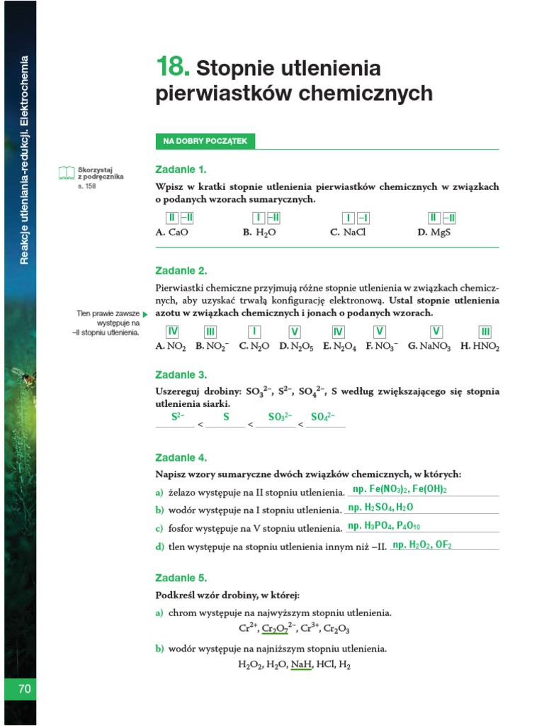 Odpowiedzi Do Kart Pracy Ucznia CZ 1 Zakres Podstawowy Dzial 4 | PDF