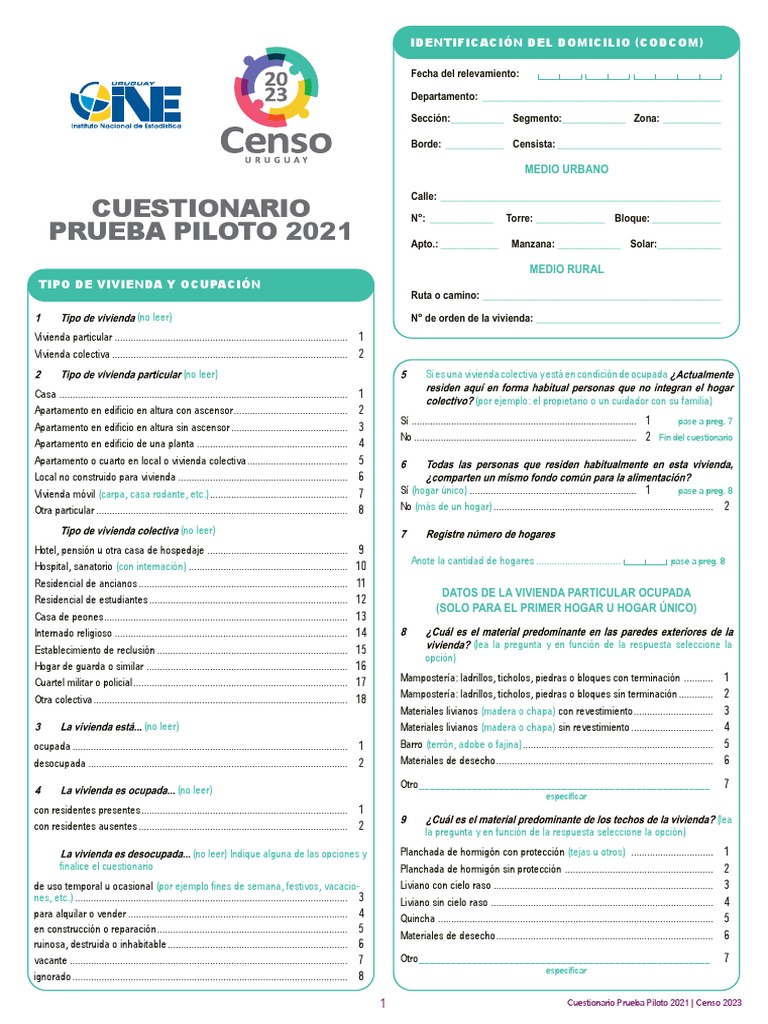 Censo PDF | PDF | edificio | Apartamento