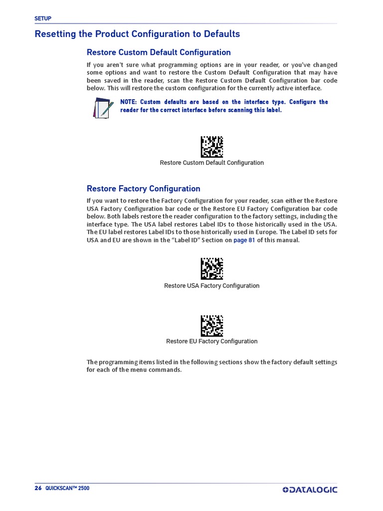 Datalogic QW2500 | PDF | Barcode | Ascii