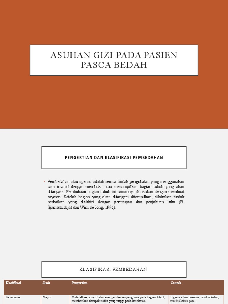 Pagt Pasien Pasca Bedah | PDF