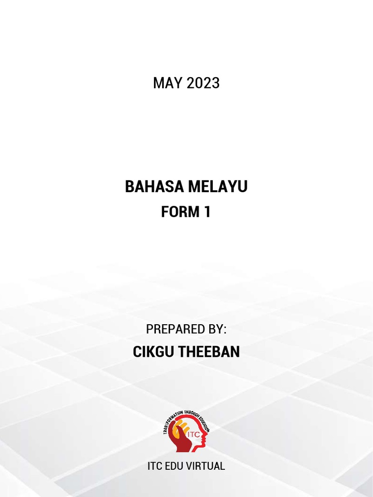 Bahasa Melayu Form 1 | PDF