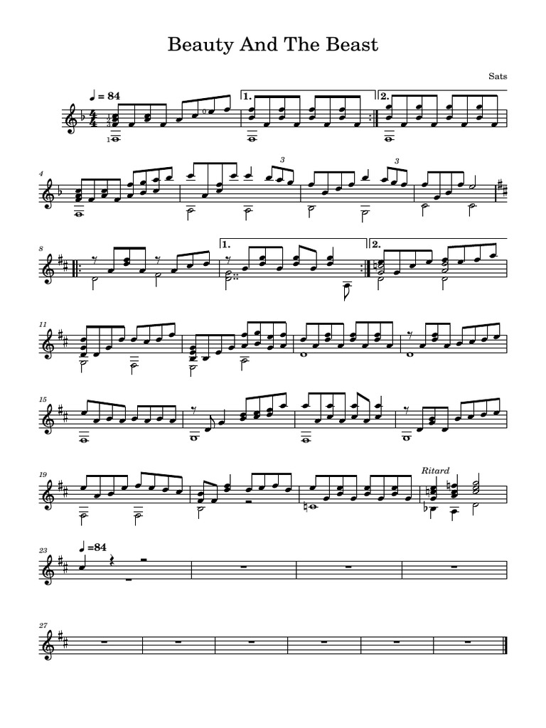 Beauty and The Beast | PDF