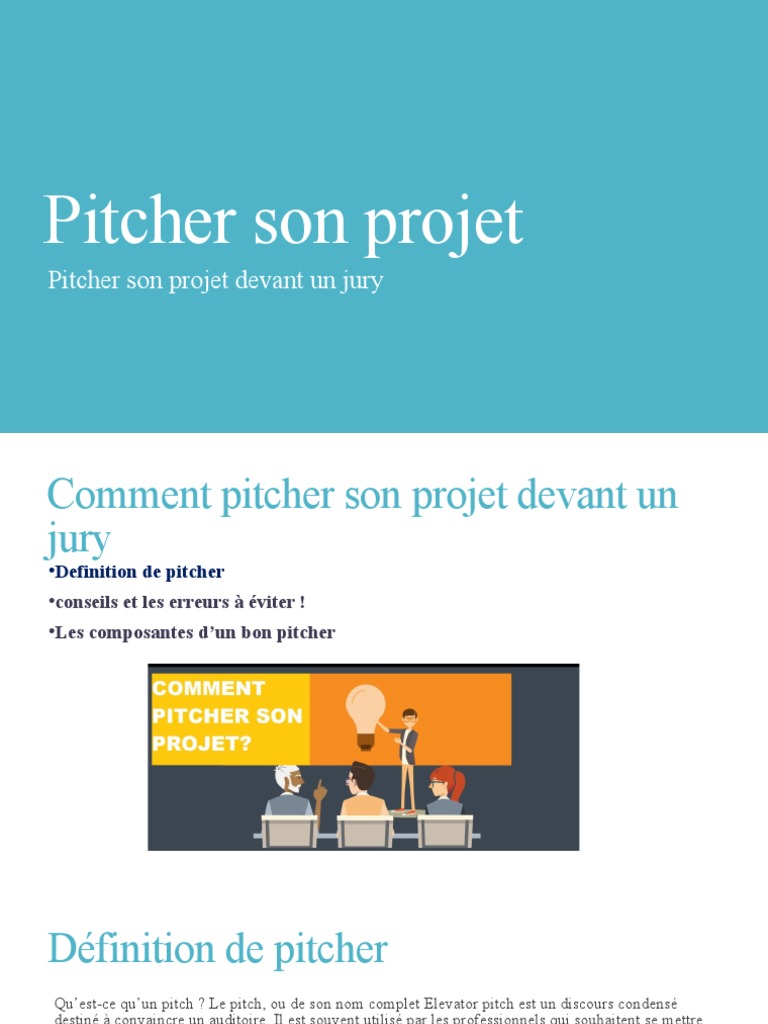 Pitcher Son Projet | PDF