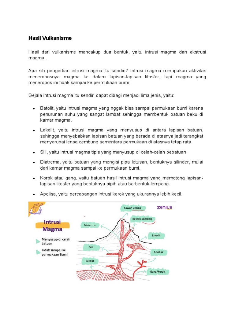 Hasil Vulkanisme | PDF