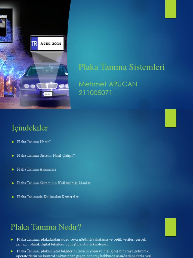 Plaka Tanıma Sistemleri | PDF