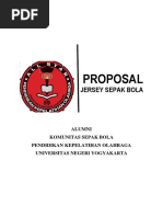 Proposal Pembuatan Jersey Dan Sponsor | PDF