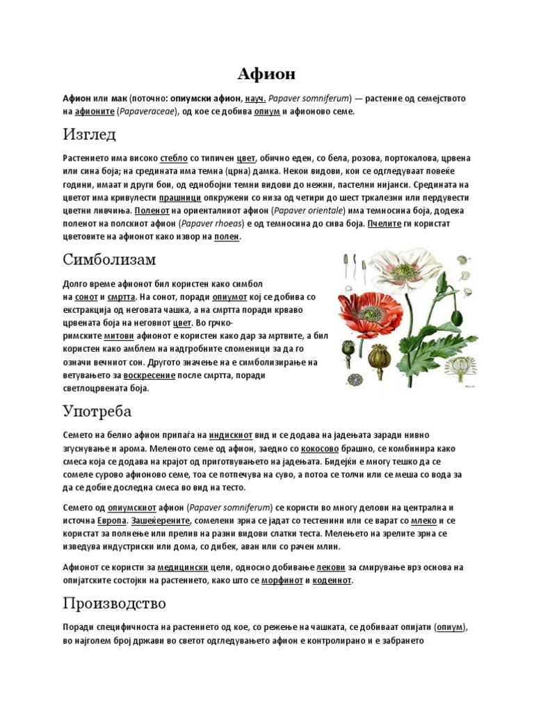 Афион | PDF