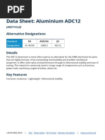 ADC12 Aluminum A383 - Equivalent Materials & Metal Specifications ...