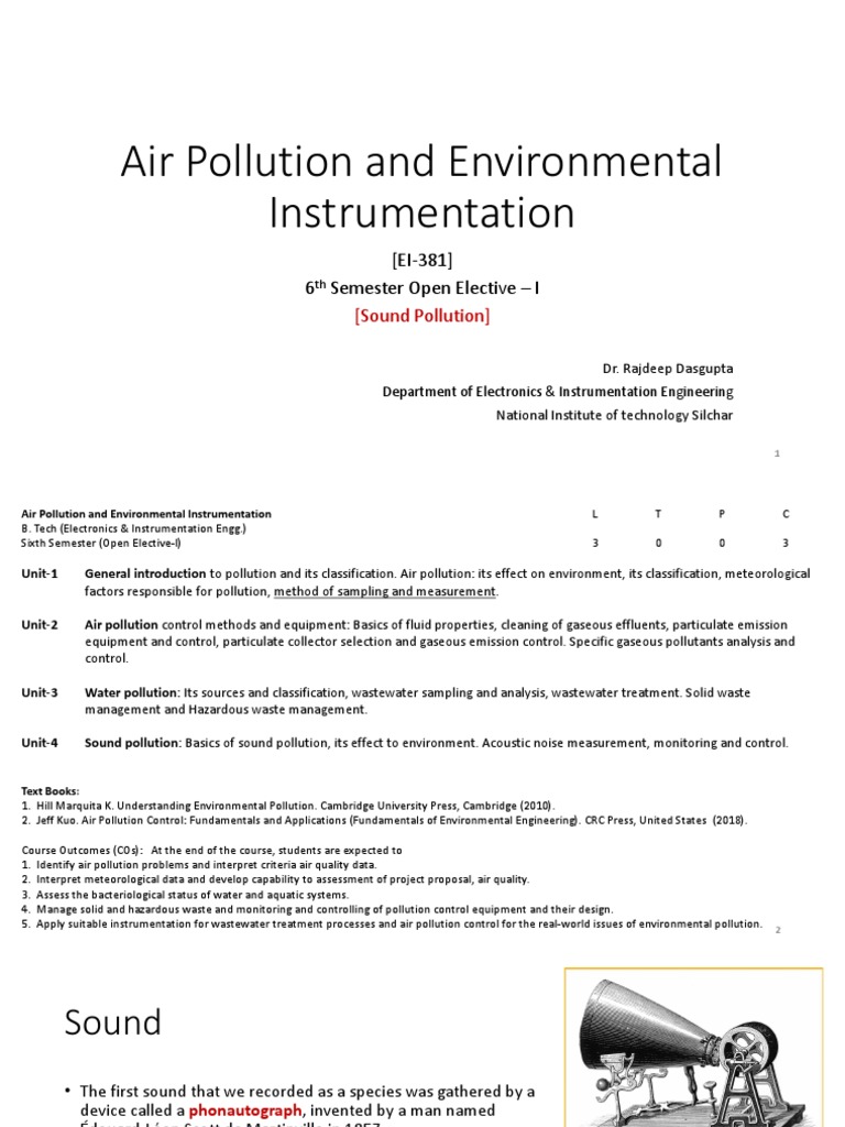 Air Pollution and Sound Pollution Control | PDF | Sound | Noise