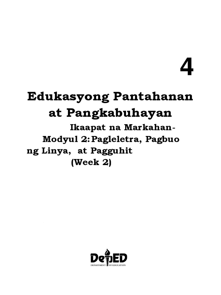 EPP4 Quarter 4 - Module Week2 | PDF