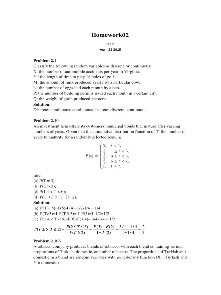 Homework02 Problem 2 1 Pdf