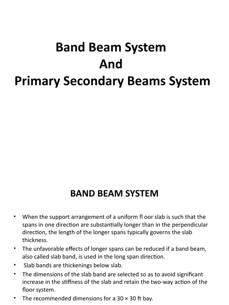 Band Beam Theory | PDF | Beam (Structure) | Bending