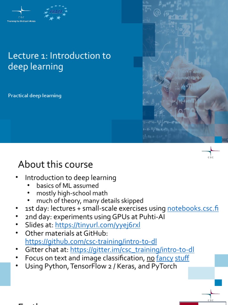 Introduction To Deep Learning | PDF | Machine Learning | Deep Learning