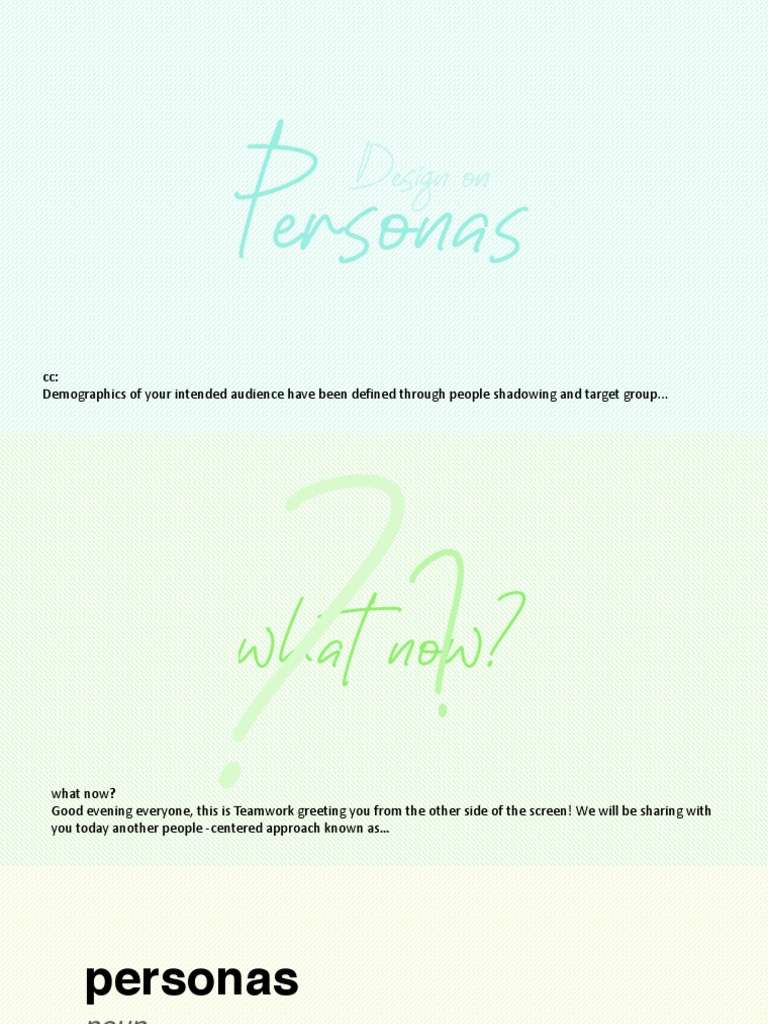 Creating Effective User Personas | PDF | Market Segmentation ...