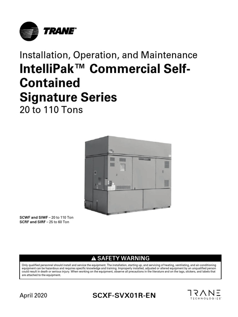 Intellipak Commercial Self Contained Signature Series 20 To 110 Tons ...