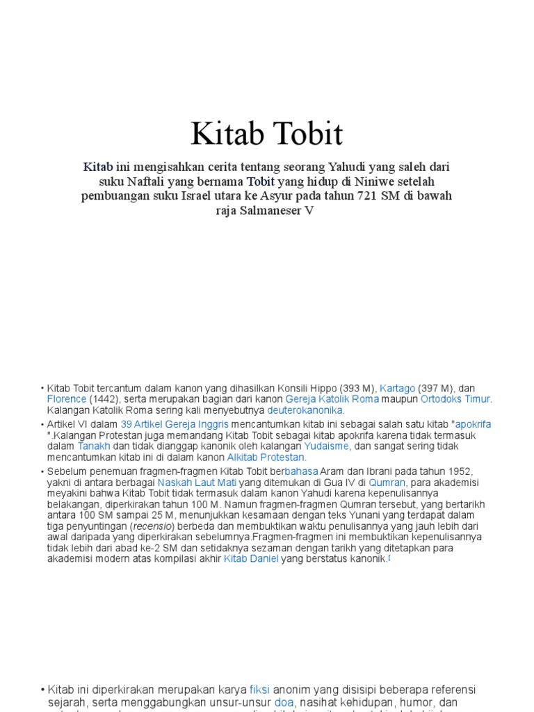Tobit | PDF
