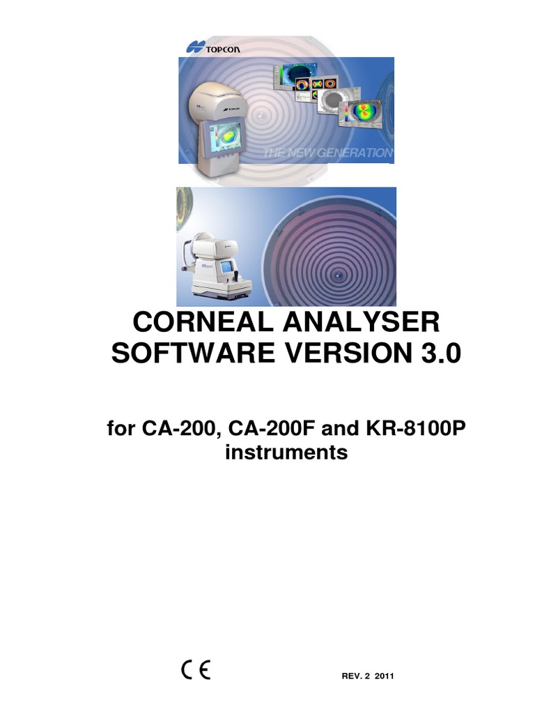 CA 200F Software Manual | PDF | Point And Click | Computer File