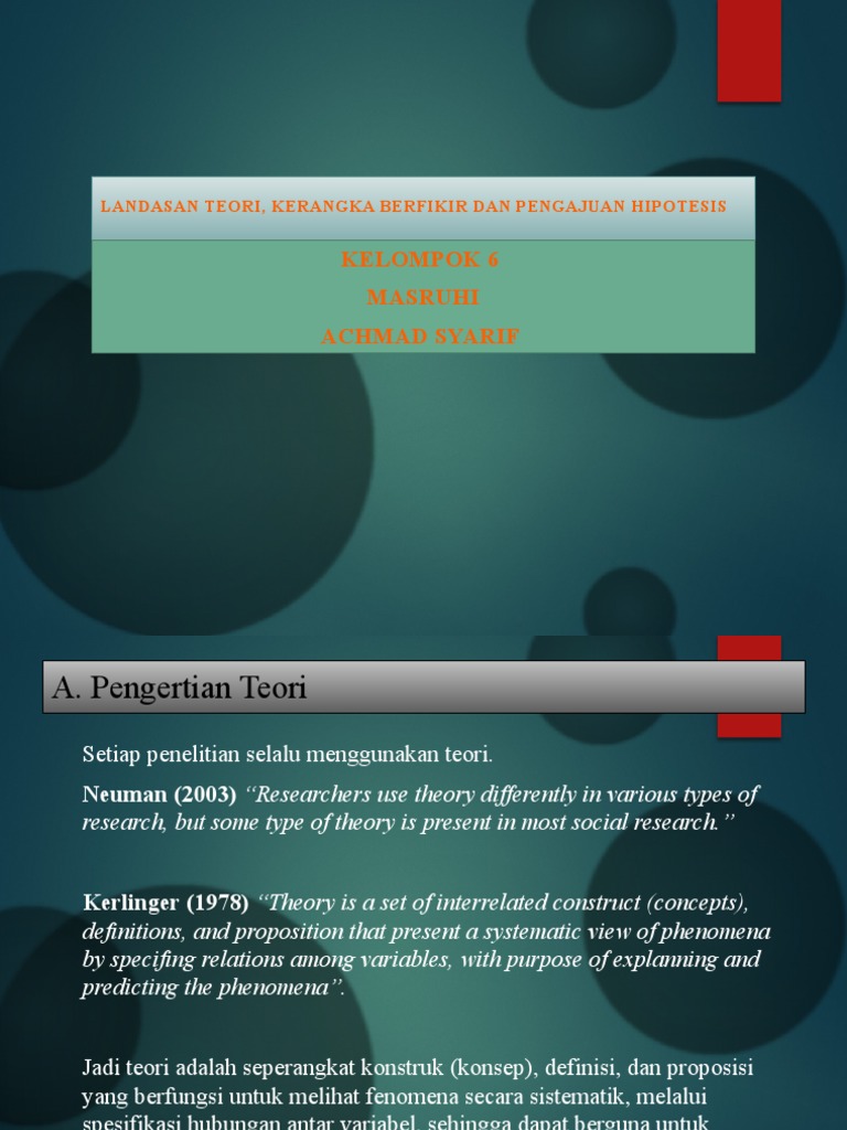 LANDASAN_TEORI_KERANGKA_BERFIKIR_DAN | PDF