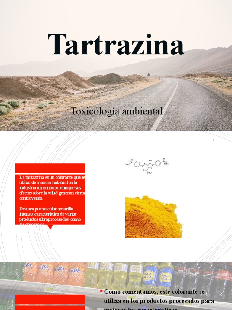 Efectos y usos de la tartrazina | PDF | Medicina CLINICA | Comida y bebida