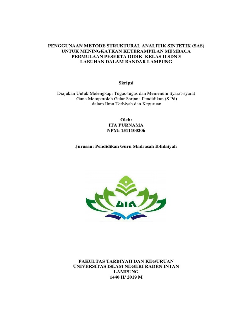 Metode SAS Tingkatkan Keterampilan Membaca | PDF