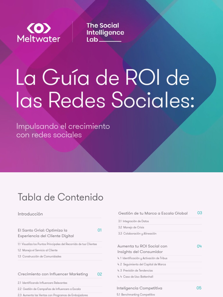 La Guía de ROI de las Redes Sociales_ESP_Final 03:2022 | PDF | Internet | Servicio de redes sociales