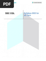 Complete Syllabus of Ossc CGL Prelim and Main. | PDF