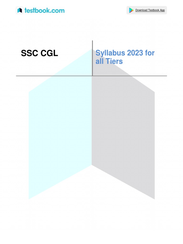 SSC CGL Syllabus 34c11371 | PDF | Cost Of Living | Sampling (Statistics)