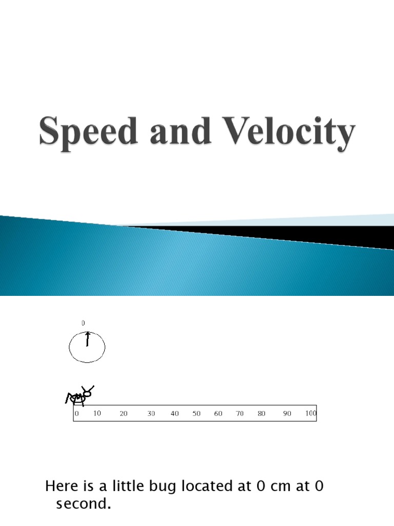 Speed and Velocity 2 PDF | PDF | Speed | Velocity