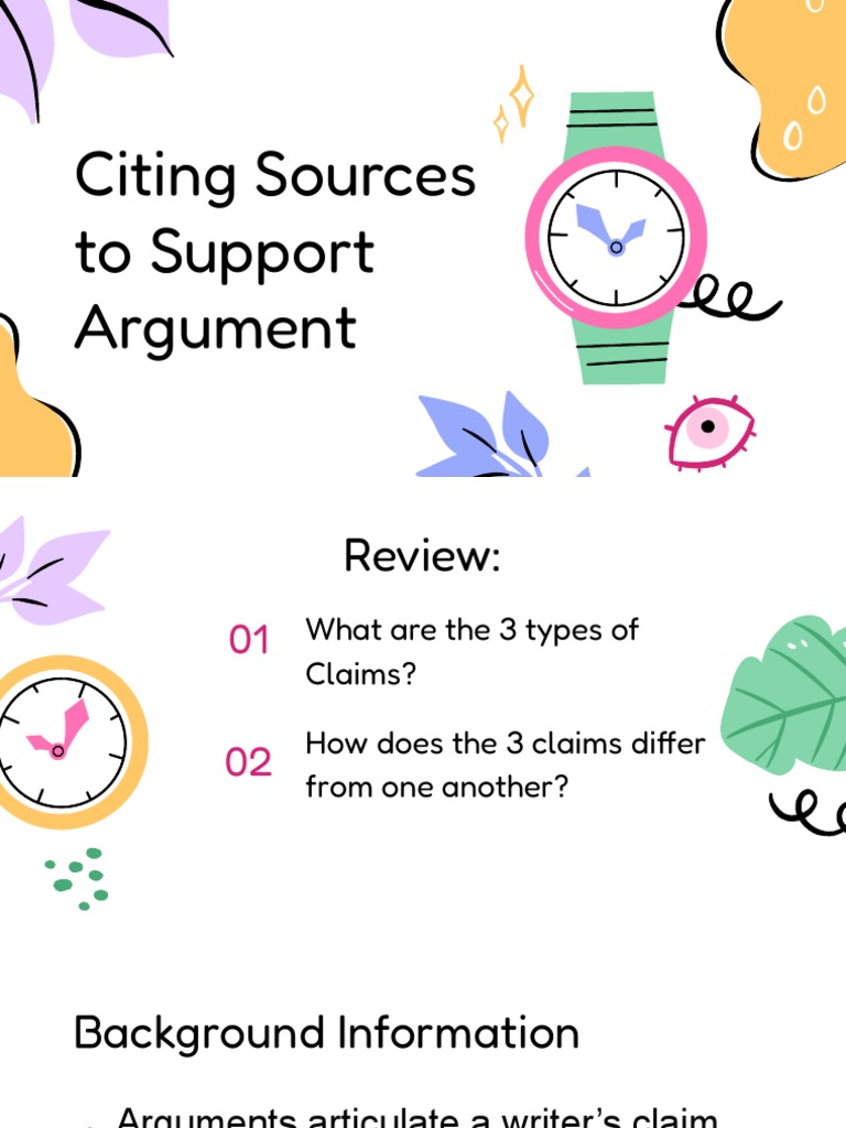 Q4 W1 D2 Citing Sources | PDF | Argument | Citation
