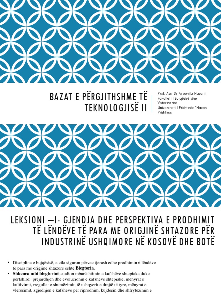 Bazat E Përgjithshme Të Teknologjisë Ii | PDF