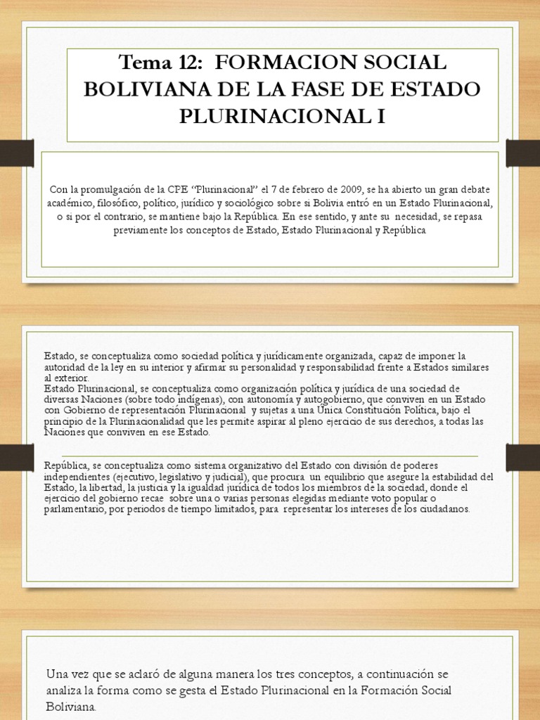 Libro II-12 Pluri I-Fusionado-Comprimido PDF | PDF | Bolivia | Estado (política)