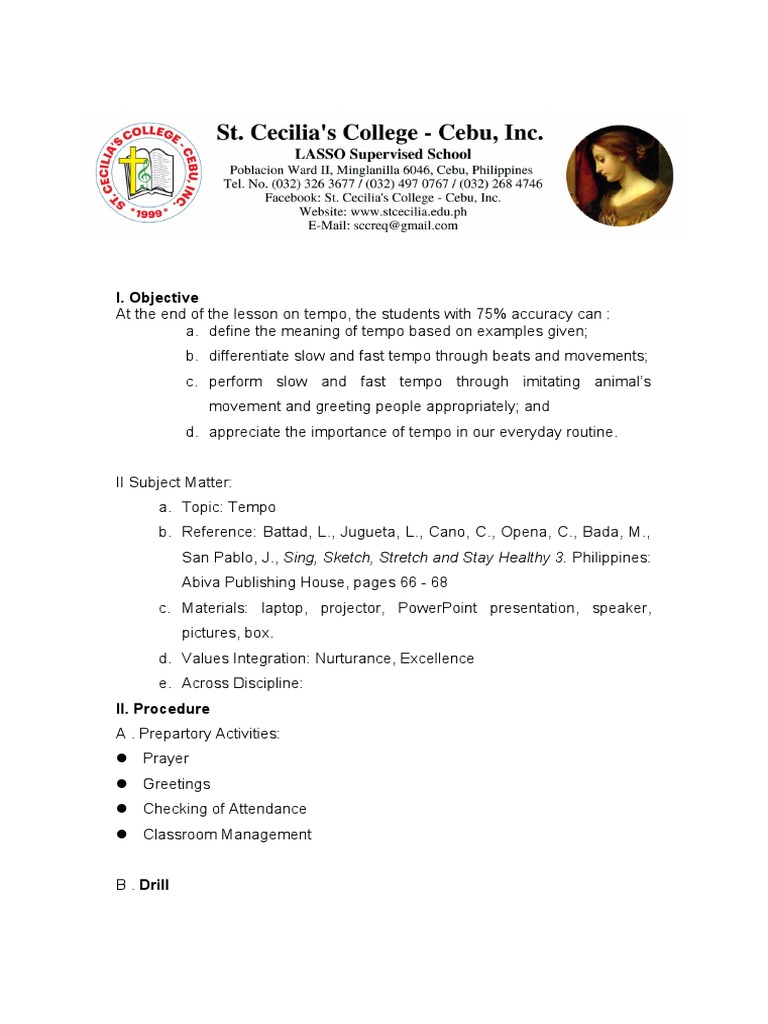 Teaching Tempo Through Movement: A Lesson Plan on Differentiating Slow ...