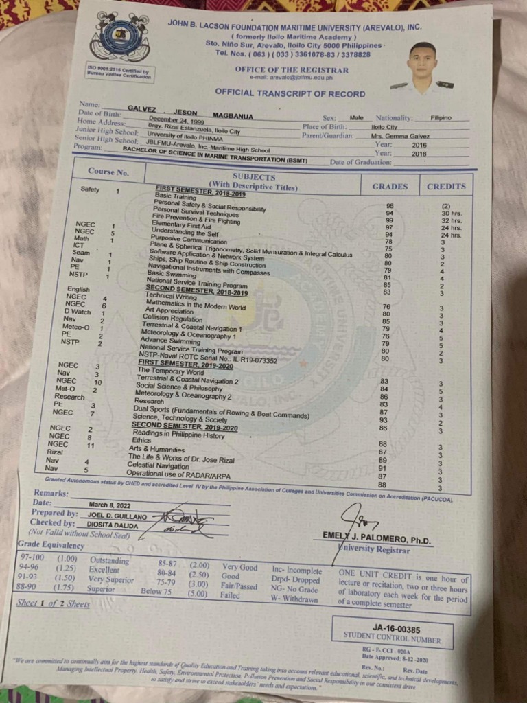 Transcript of Records.pdf | PDF